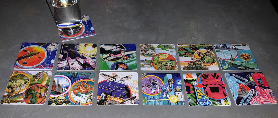 Classic Video Game Drink Coasters - Intellivision Set of 12 - Etsy