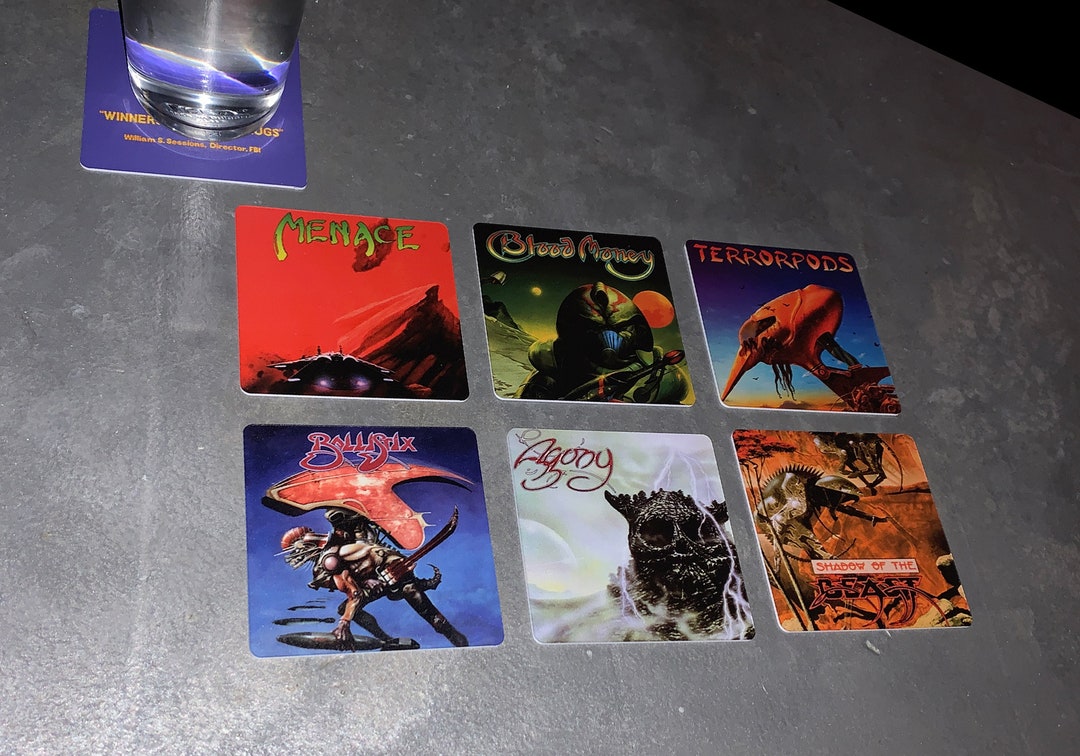 Classic Computer Game Drink Coasters - Psygnosis Set of 6 - Etsy