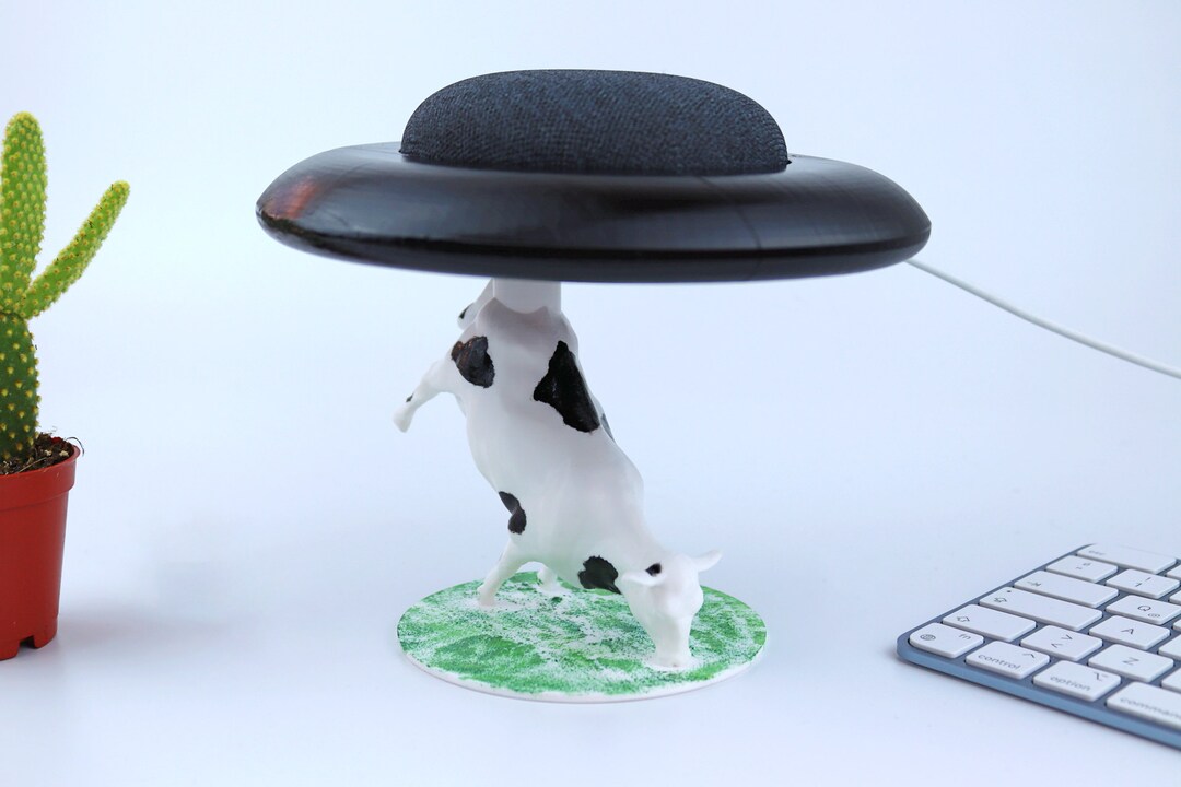 Ufo Alien Abduction Stand Compatible With Google Home/nest Mini Smart ...