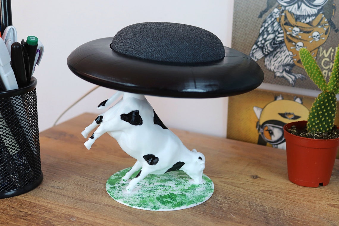 Ufo Alien Abduction Stand Compatible With Google Home/nest Mini Smart ...