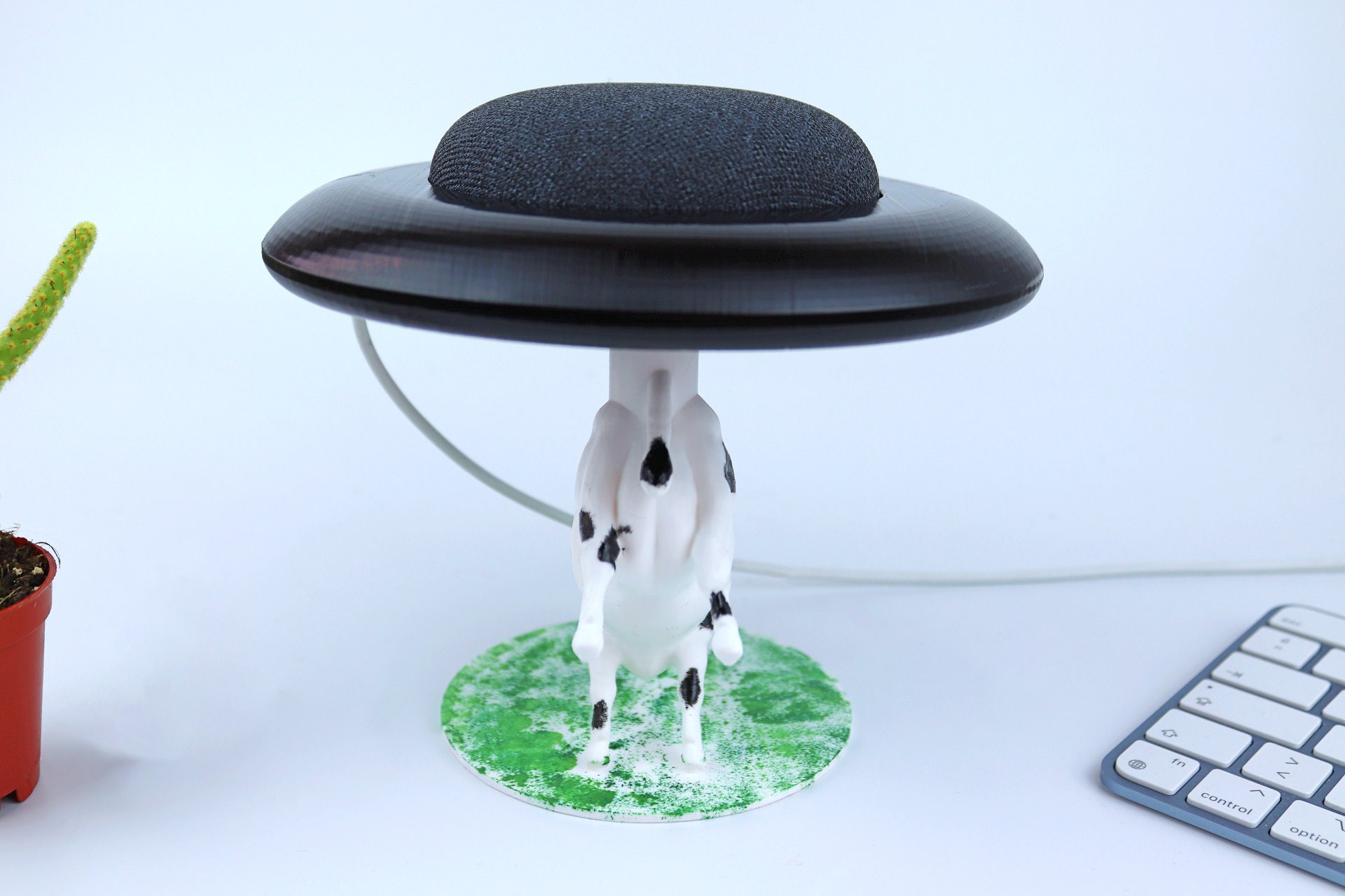 Ufo Alien Abduction Stand Compatible With Google Home/nest Mini Smart ...