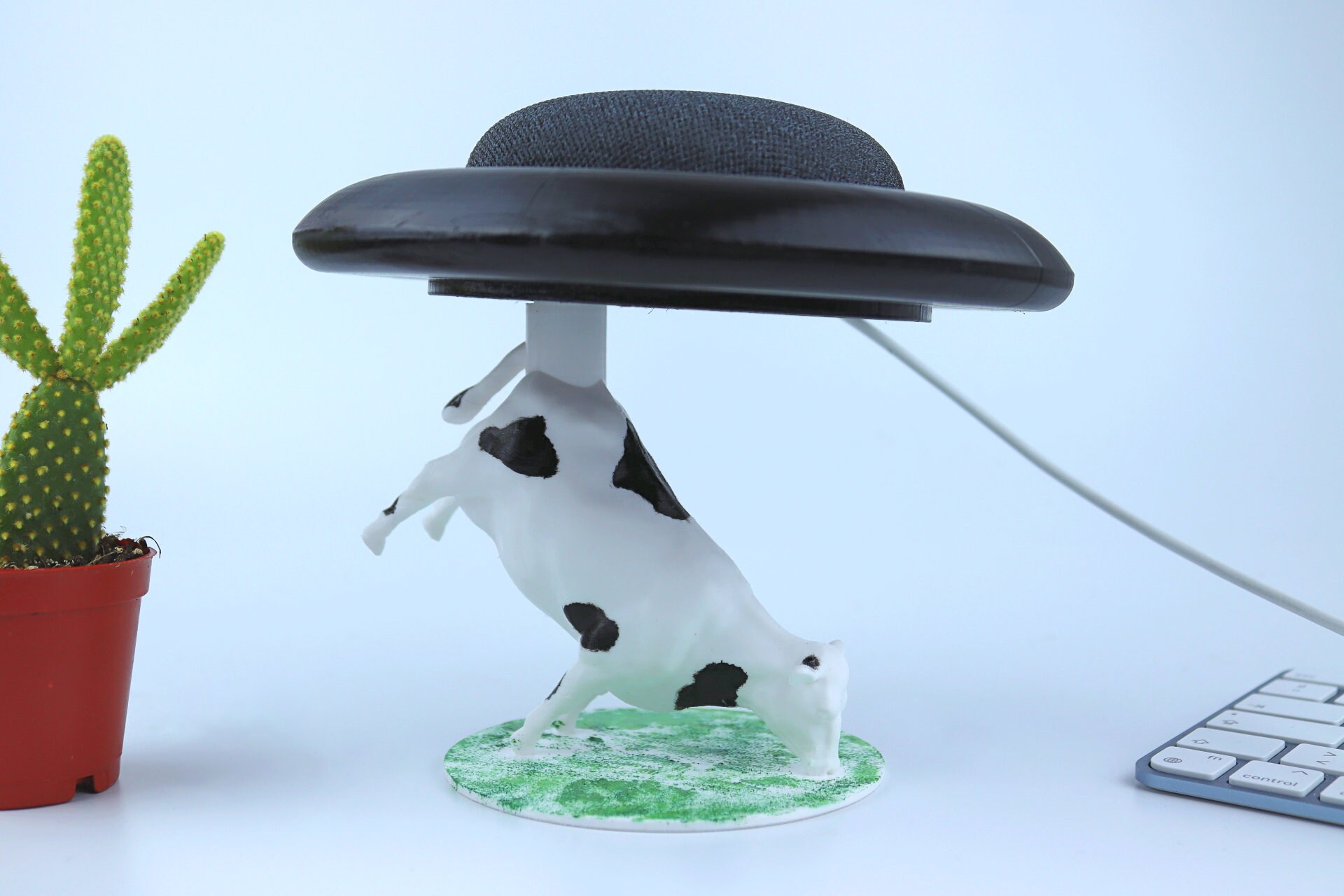 Ufo Alien Abduction Stand Compatible With Google Home/nest Mini Smart ...