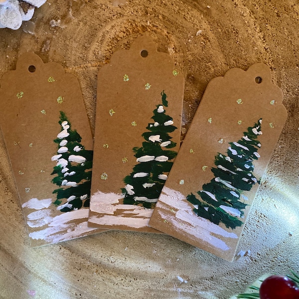 Hand Painted Tags - Etsy