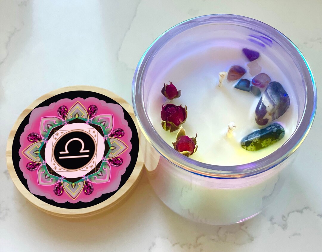 Libra Candle, Libra Gift, Zodiac Candle, Astrology Candle, Friend ...