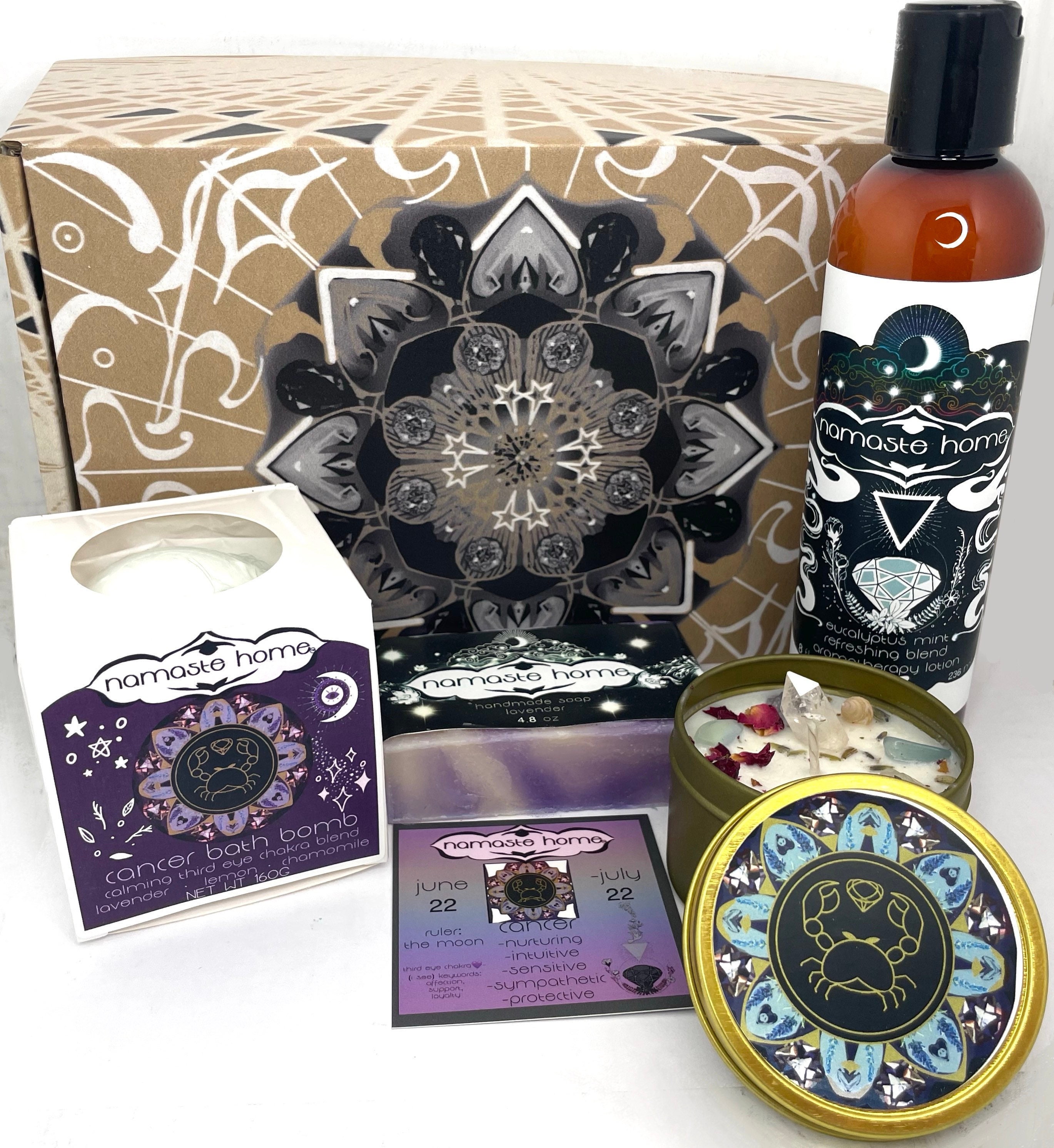 Cancer Gift Set Spa Set Bundle by Namaste Home Candle W/ - Etsy