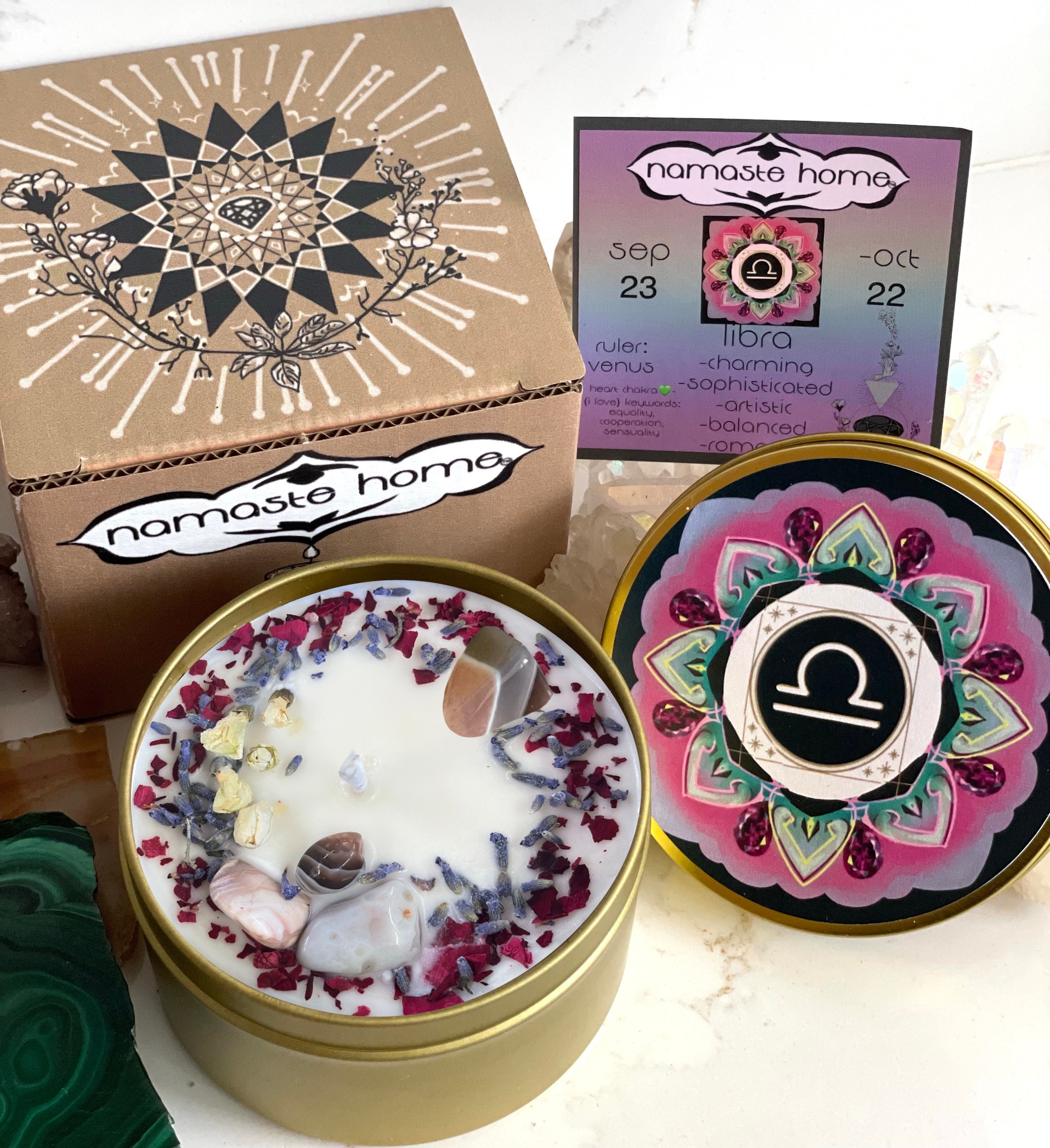 Libra Candle Libra Gift Zodiac Candle Astrology Candle | Etsy