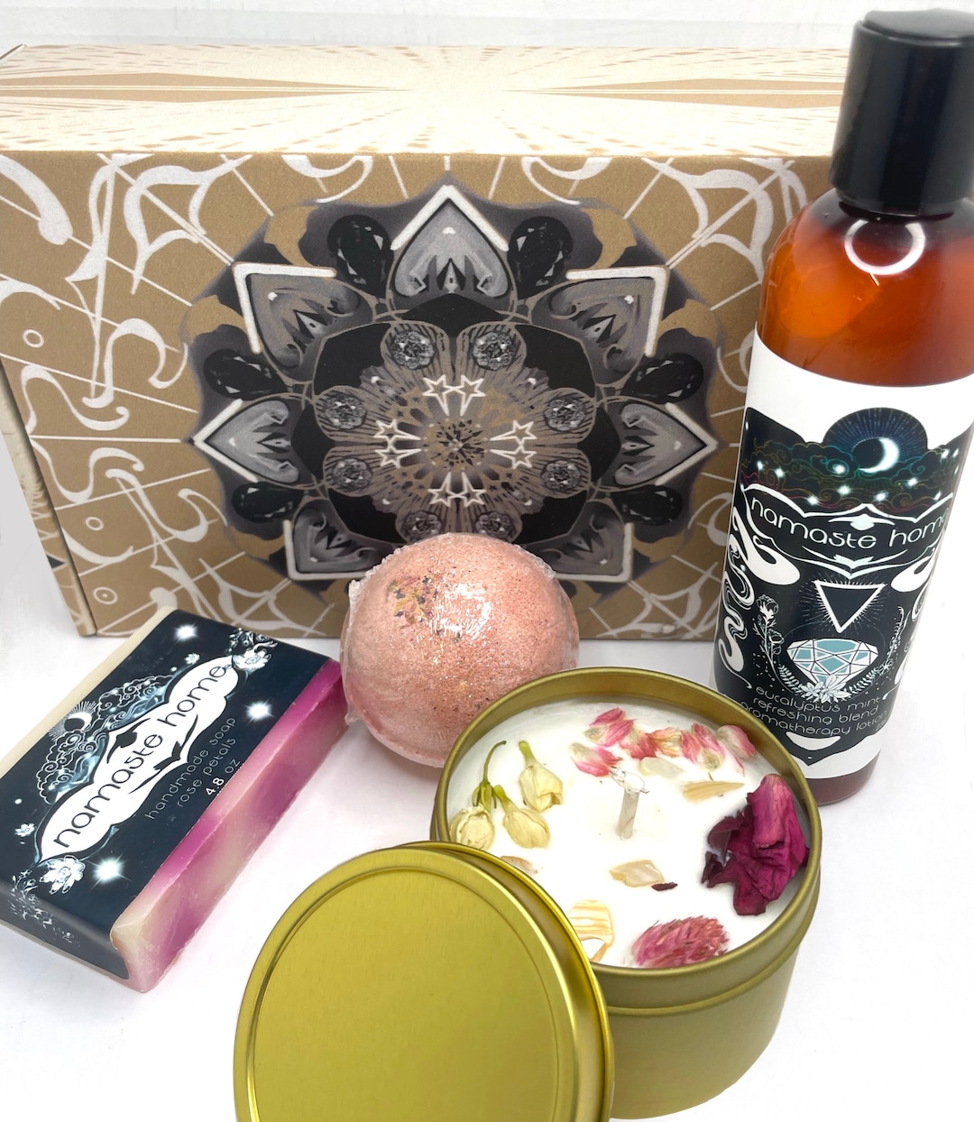 Spa Day Gift Set, Gift Box, Relaxation Bundle, Aromatherapy Gift W ...