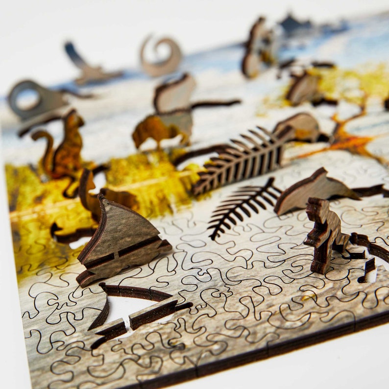 Wanaka Lake Wooden Puzzle - Etsy