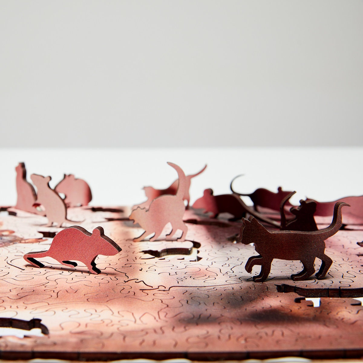 Mice Kingdom Wooden Puzzle - Etsy