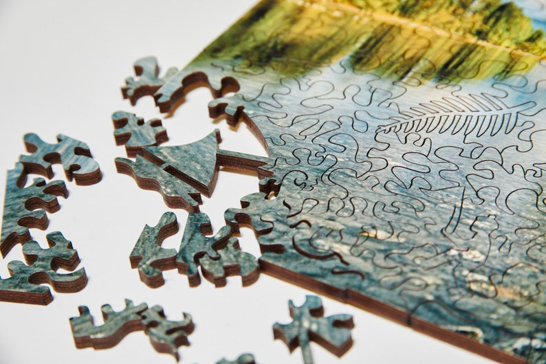 Wanaka Lake Wooden Puzzle | Etsy