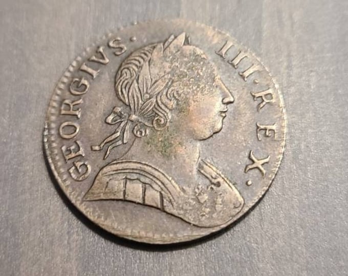 1775 Authentic Colonial Era British Britainia Coin, Very Nice Condition ...