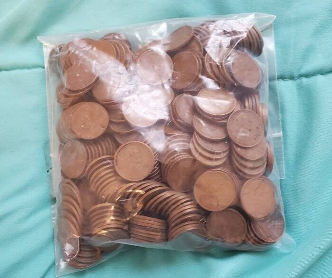 2000 Unsearched Wheat Cents, Bulk Lot of Antique Penny's, Coin ...