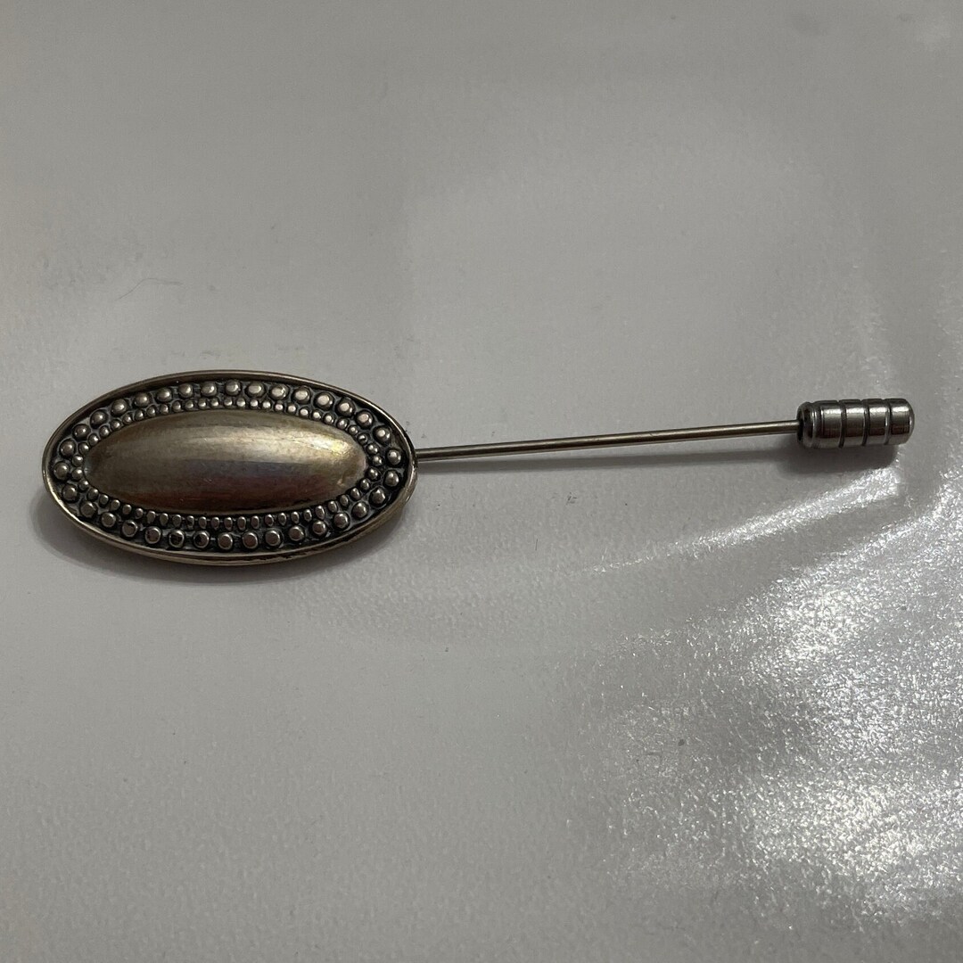 Vintage Sterling Silver Stick Pin - Etsy