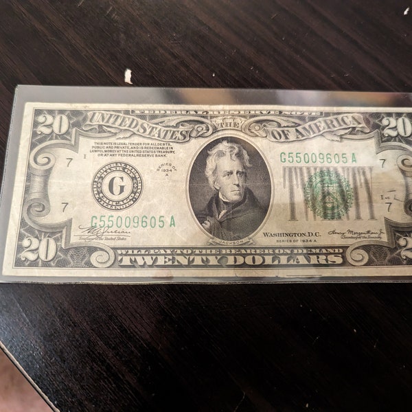 Dollar Note - Etsy