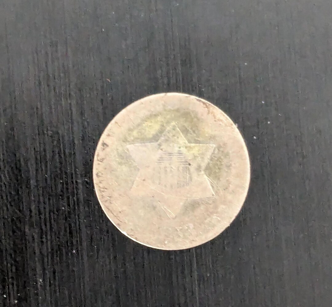 1853 Three Cent Silver Trime Three Cent Piece - Etsy