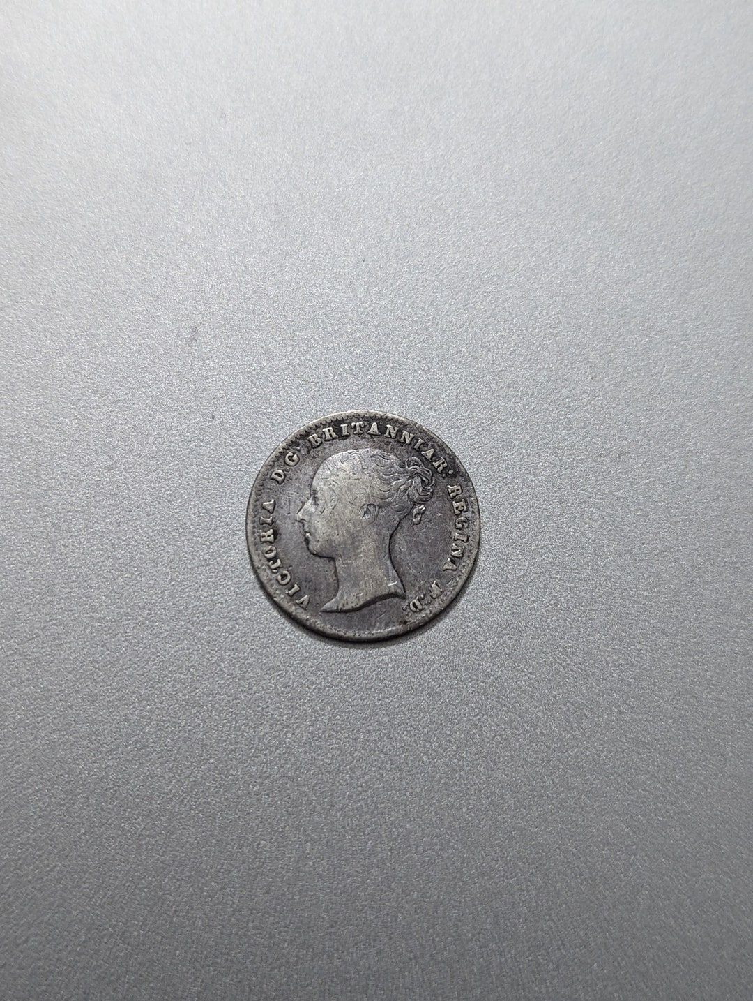 1845 British UK Sterling Silver 3 Pence Coin - Etsy
