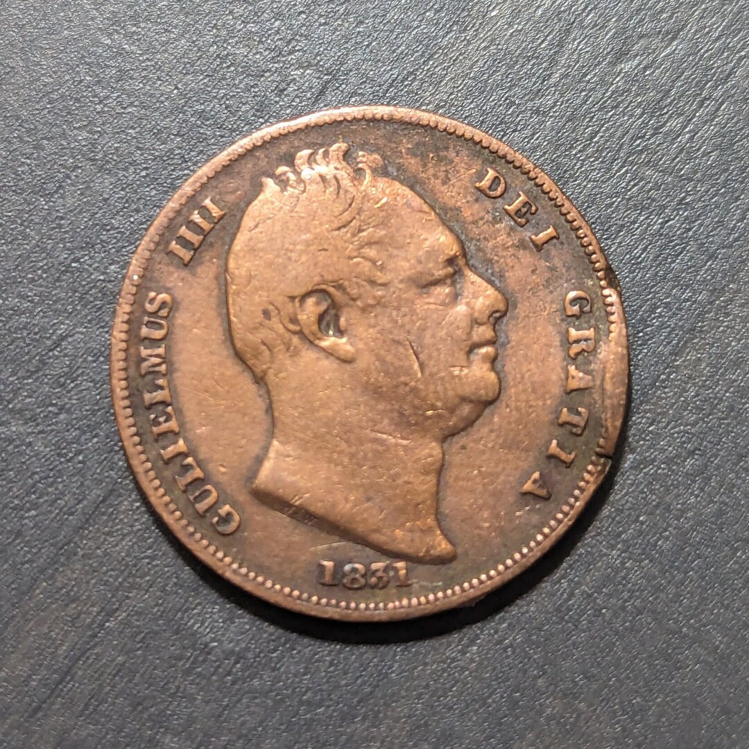 1831 British Penny Britania Copper Colonial Era Coin, Great Example - Etsy