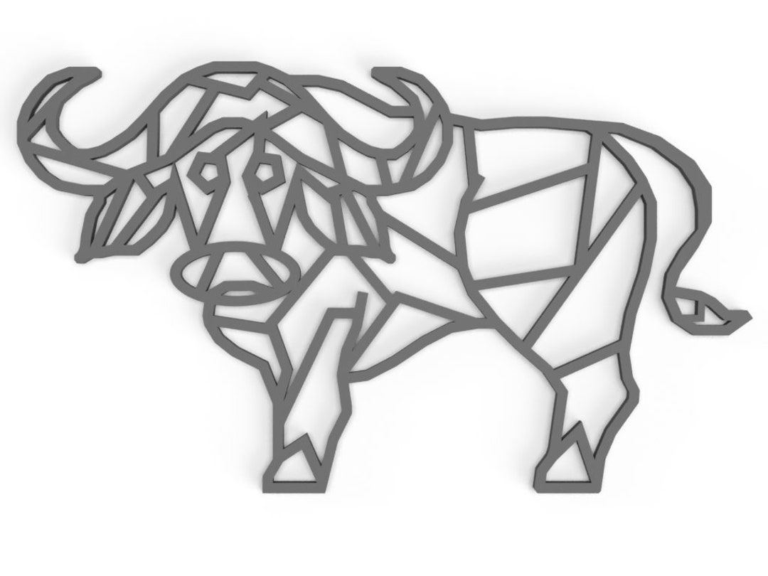 Water Buffalo - 3D Printable STL File - Etsy