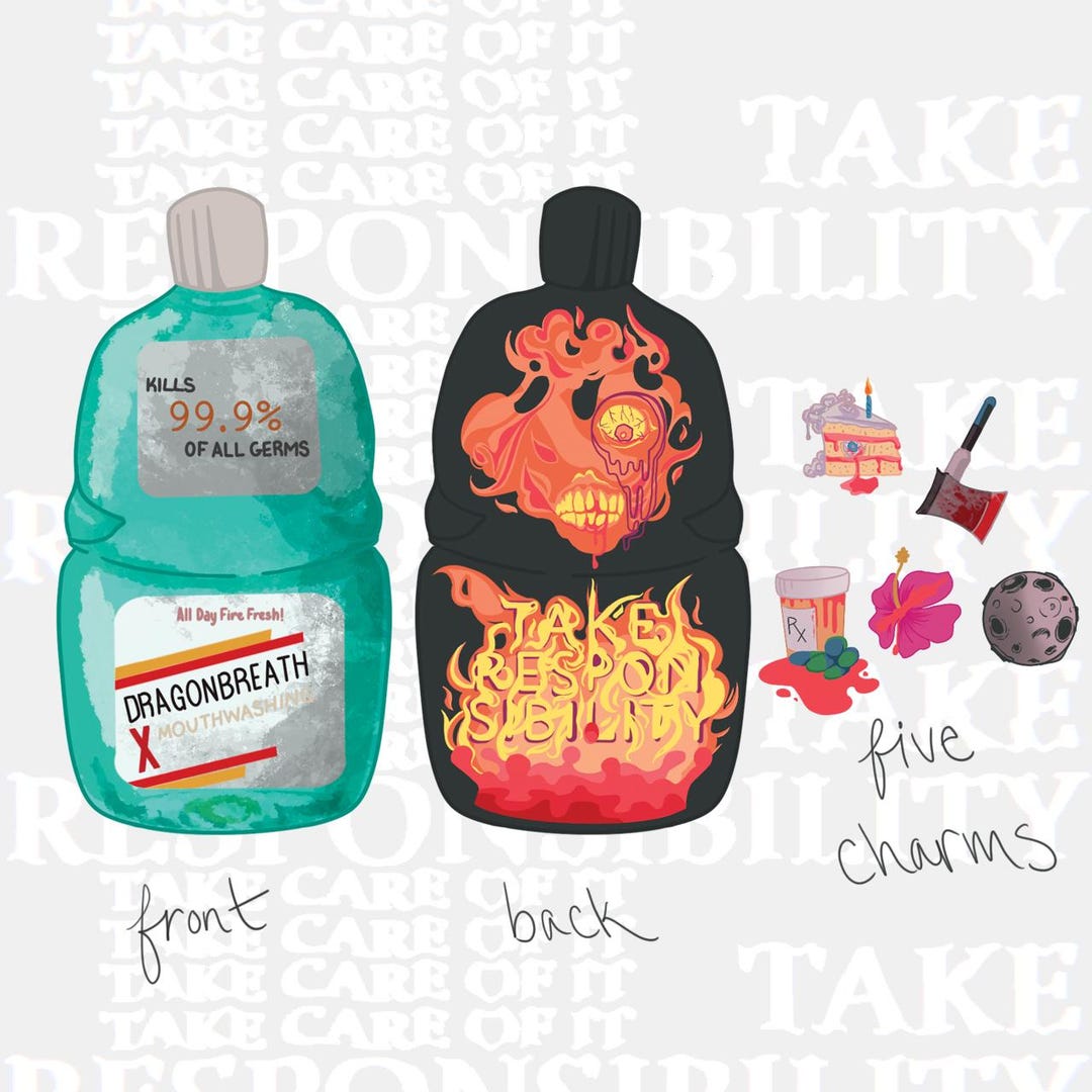 Mouthwashing Take Responsibility Shaker Keychain PRE-ORDER - Etsy