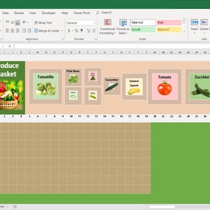 Excel Garden Planner Spreadsheet – Scaled Vegetable Layout Tool ...