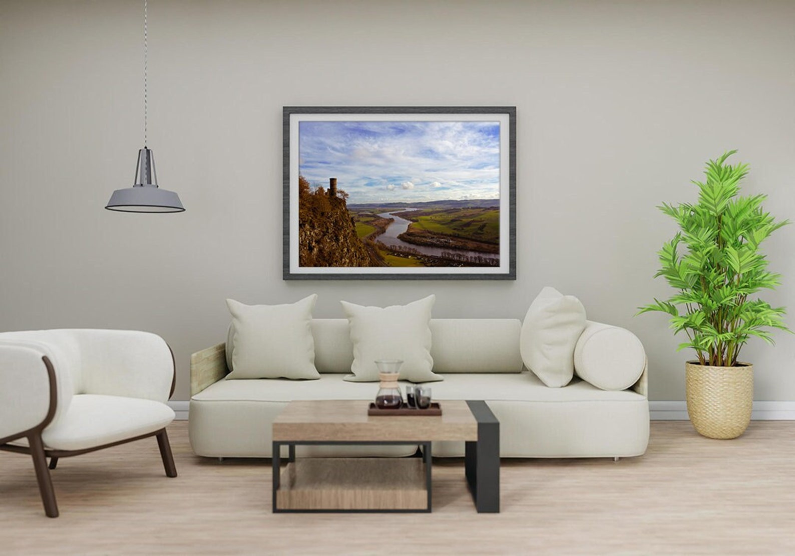 Kinnoull Hill Tower (folly) - Sunny Day - Carse of Gowrie - Perthshire ...