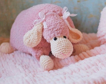 Pink Sheep Plush - Etsy