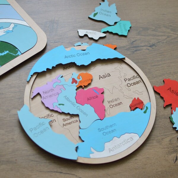Montessori Map - Etsy