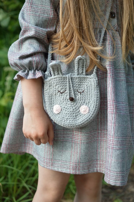 Crochet Bunny Bag. Gift for Girl. Crochet Bunny Bag. Crossbody - Etsy