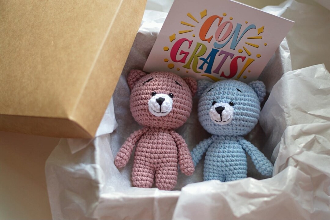 Twin Teddy Toys, Twins Baby Gift Set, Twin Mom Gifts, Twins Pregnancy ...
