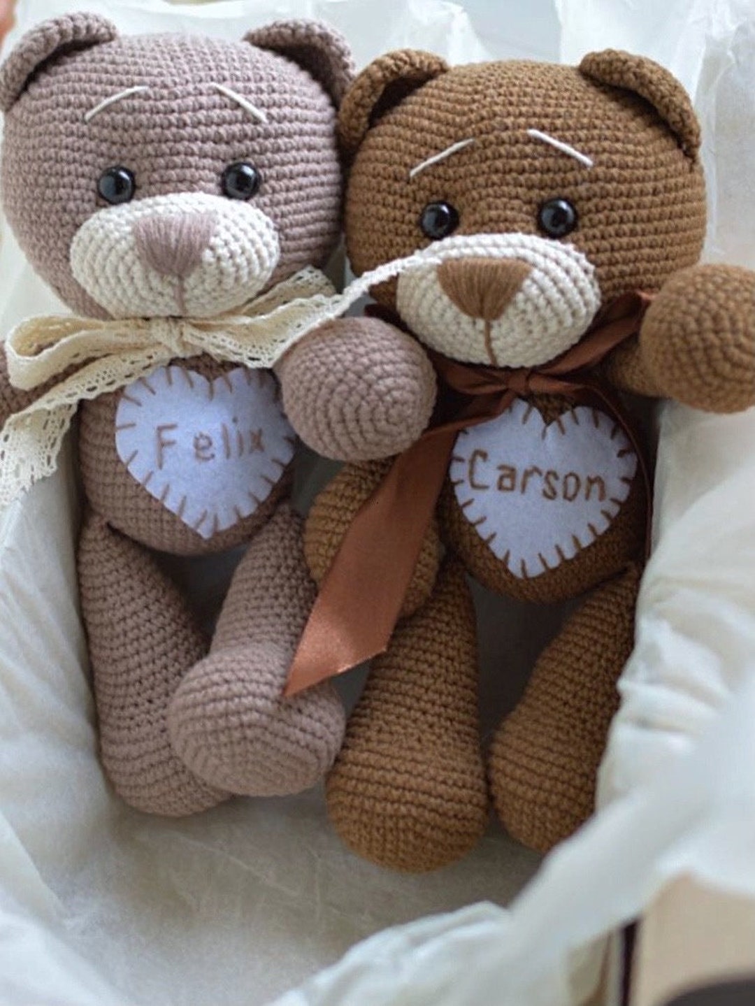 Personalized Twin Teddy Toys, Twins Baby Gift Set, Twin Mom Gifts Teddy ...