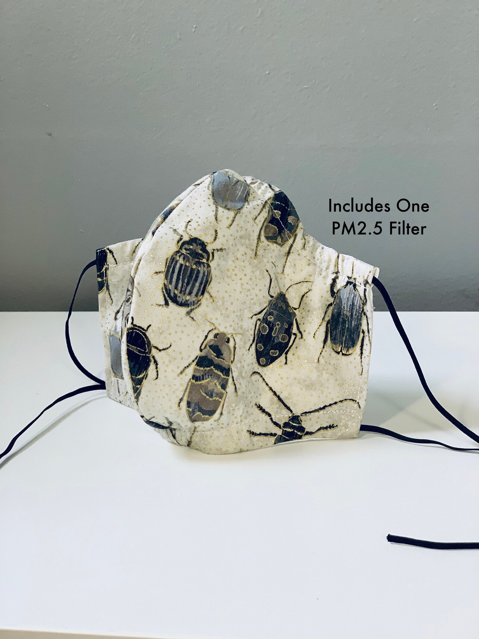 With Filter Metallic Beetle Face Mask Beetle Face Mask Bug | Etsy