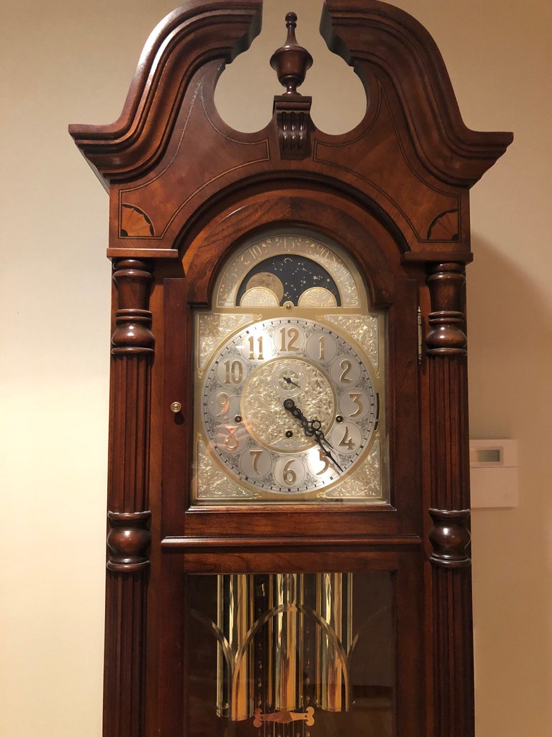 Grandfather Clock 1993 Mint Charles R Sligh Etsy Grandfather Clock 1993 Mint Charles R Sligh Etsy
