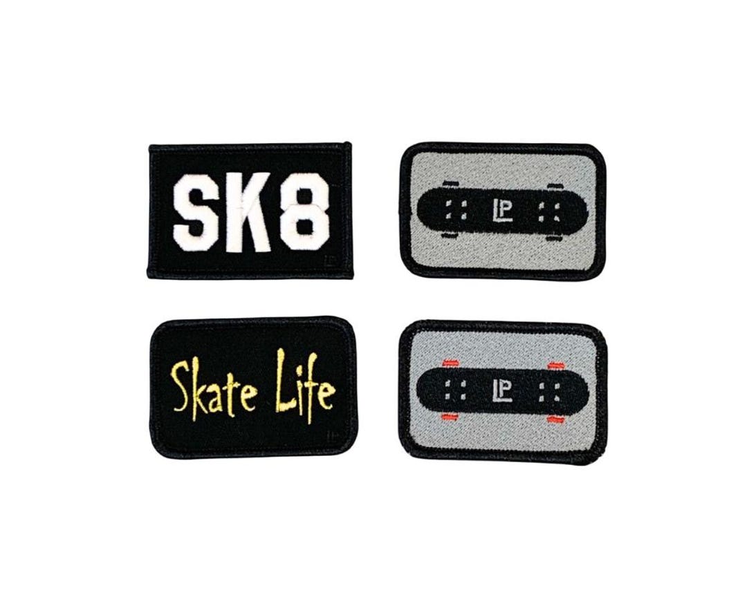 Skateboard Life Removable Patch Collection: Hook & Loop 2x3 Loyalty ...
