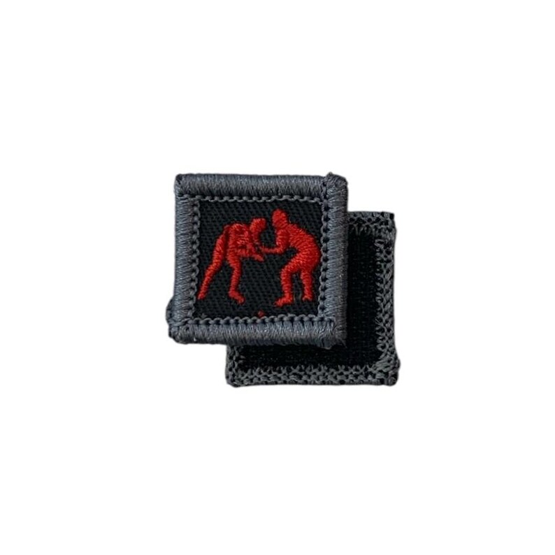 Micro 1-inch Wrestling Embroidered Patch: Loyalty Badge, Hook & Loop ...