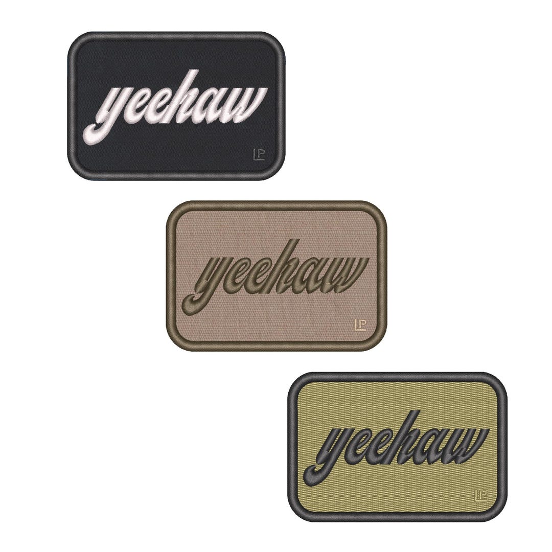 Yeehaw Patch Collection Cowboy Patch Rancher Patch Farmer Patch Ranch ...