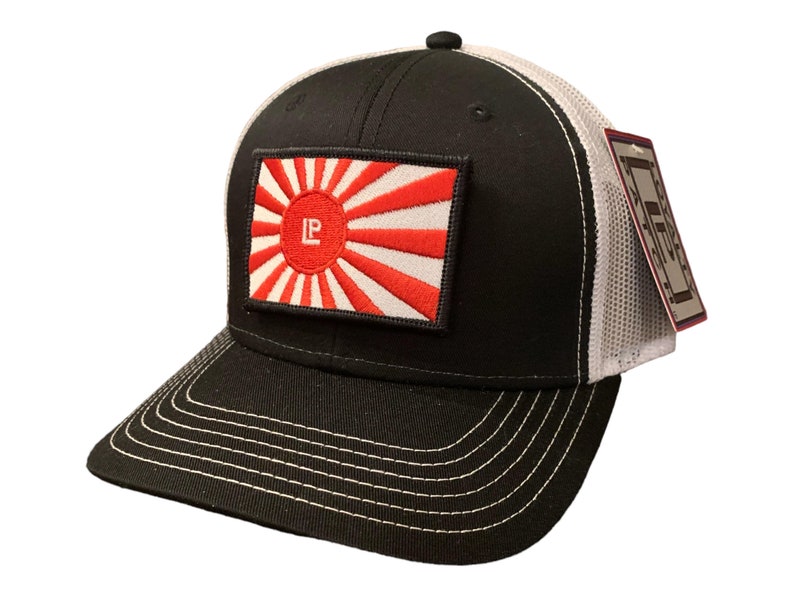 Rising Sun Japanese Flag Patch: Embroidered Hook & Loop (2x3) - Etsy