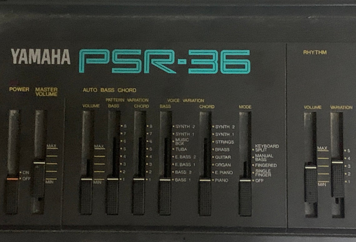 Yamaha PSR-36 Synthesizer - Etsy