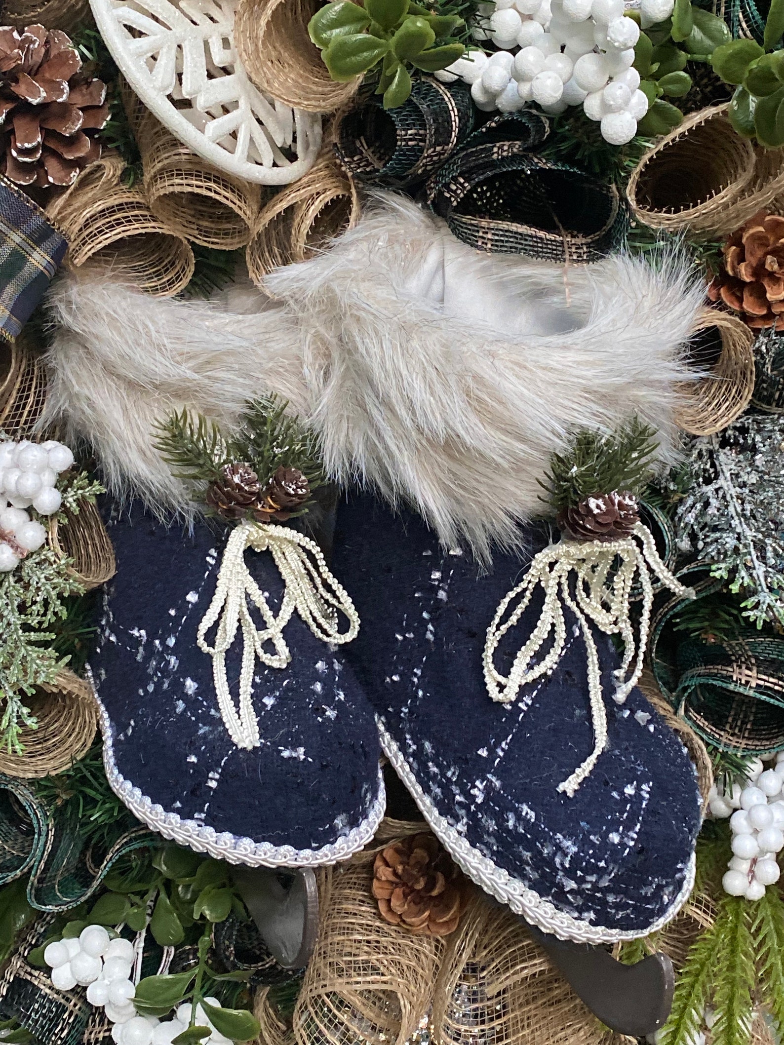 Ice Skate Wreath Winter Wreath Winter Ice Skate Wreath - Etsy