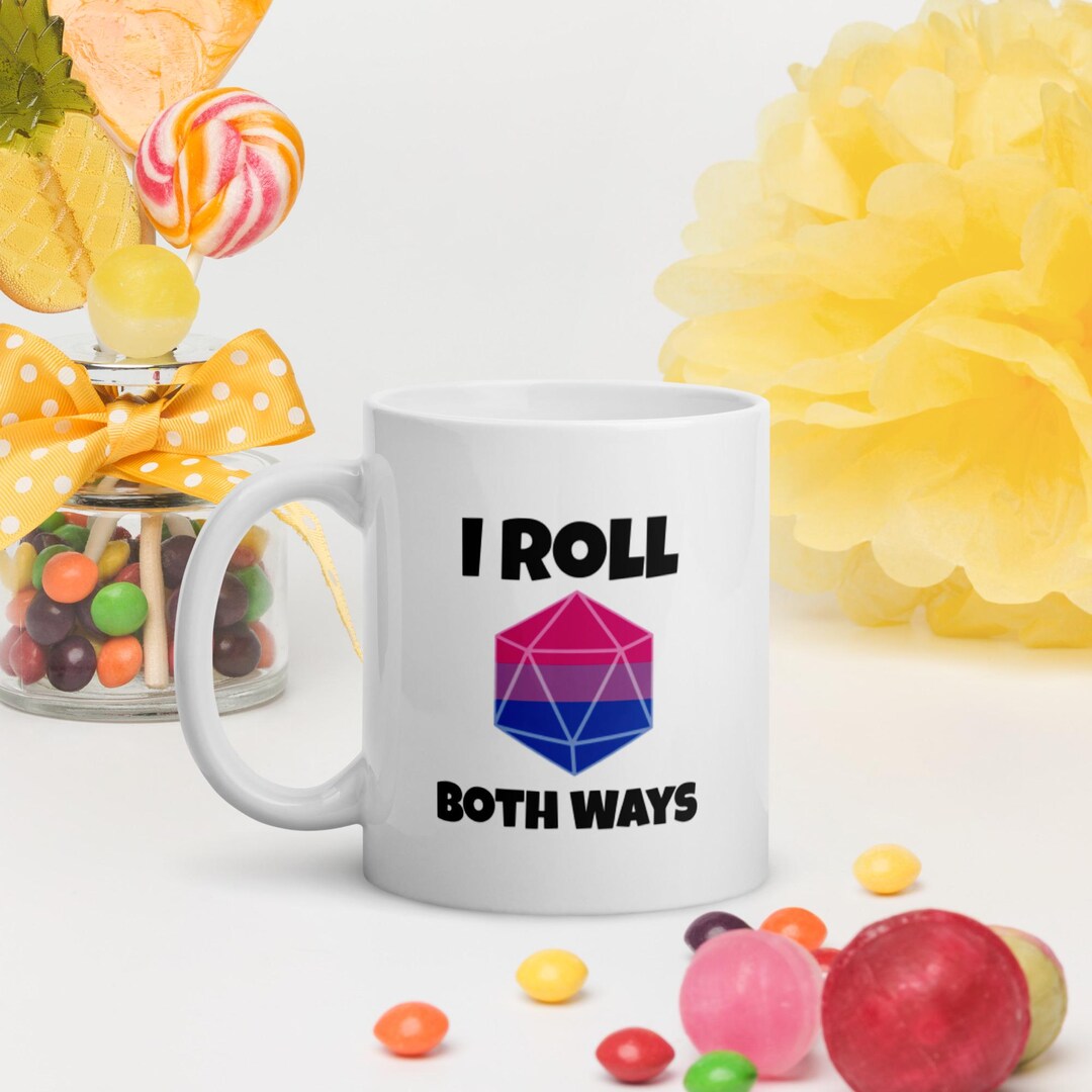 Pride Dice - Bisexual - White Glossy Mug - Etsy