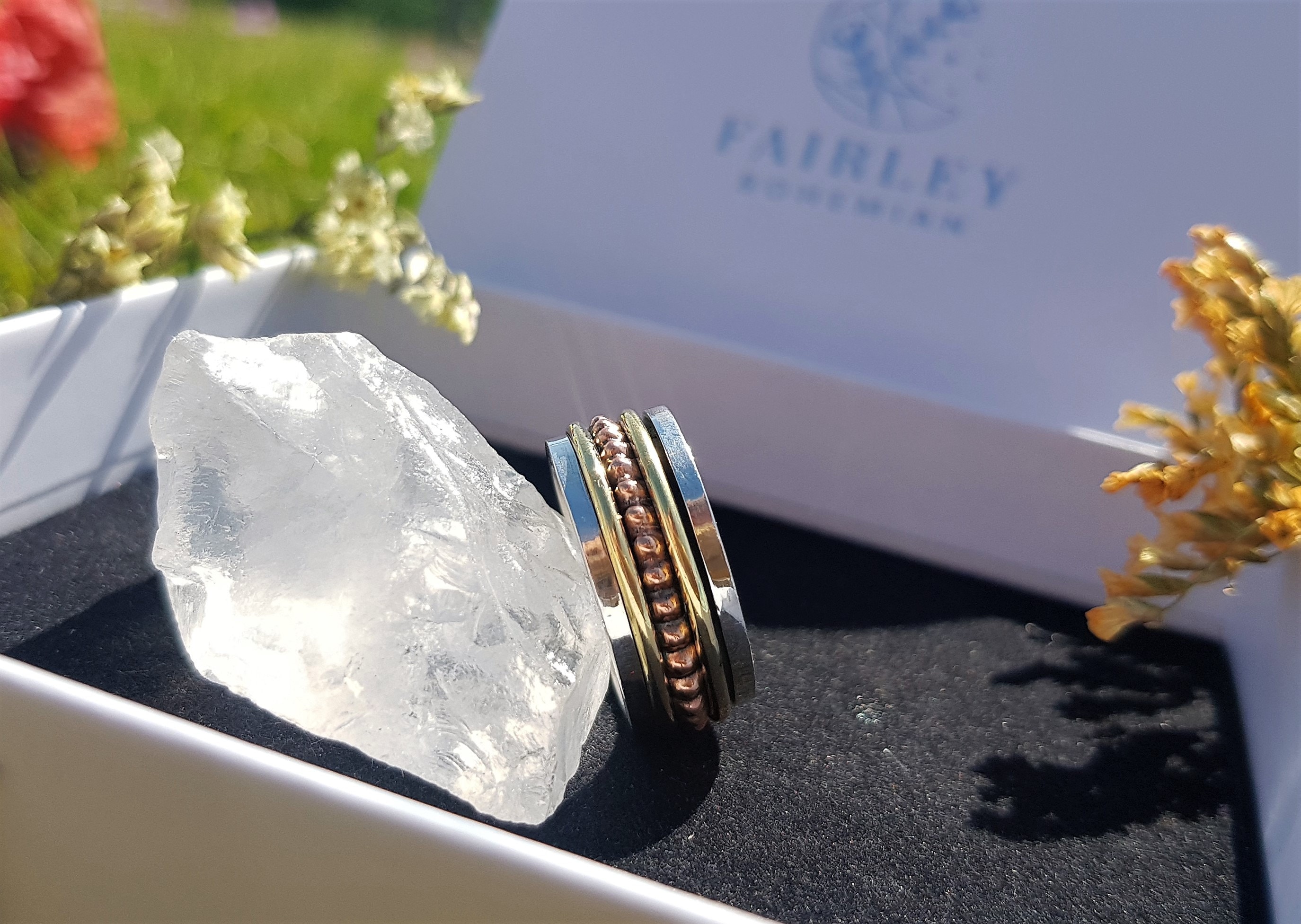 Silver Spinner Ring Sterling Silver Spinning Ring Silver | Etsy