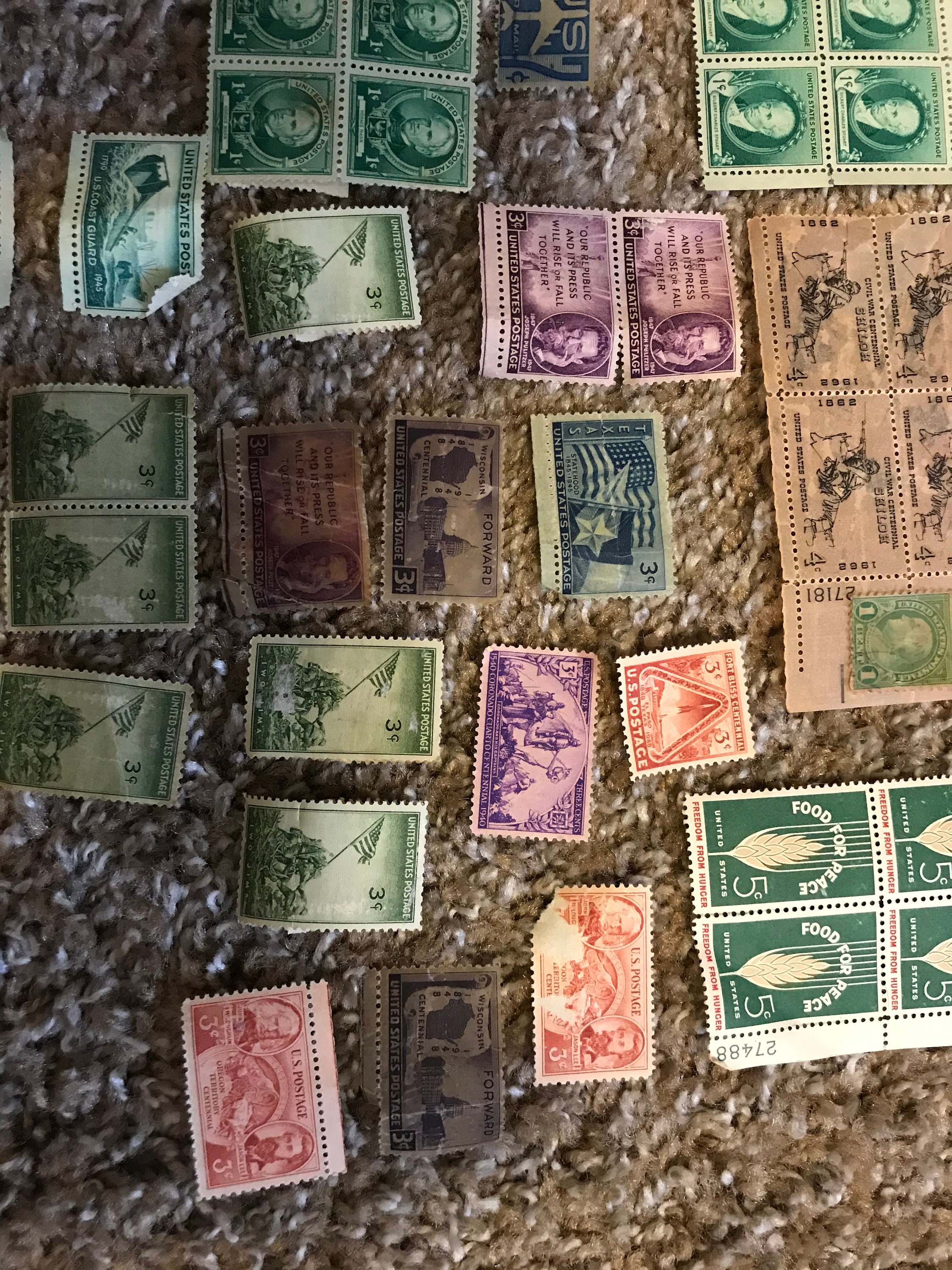 Old Vintage Stamps - Etsy