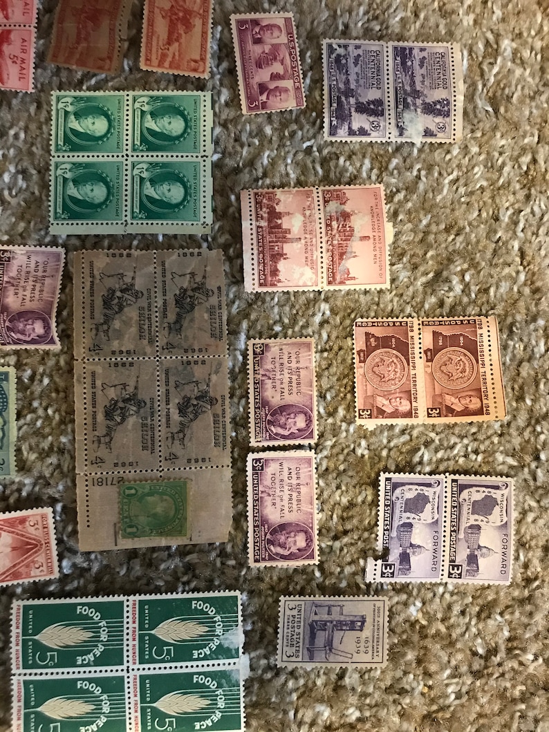 Old Vintage Stamps - Etsy