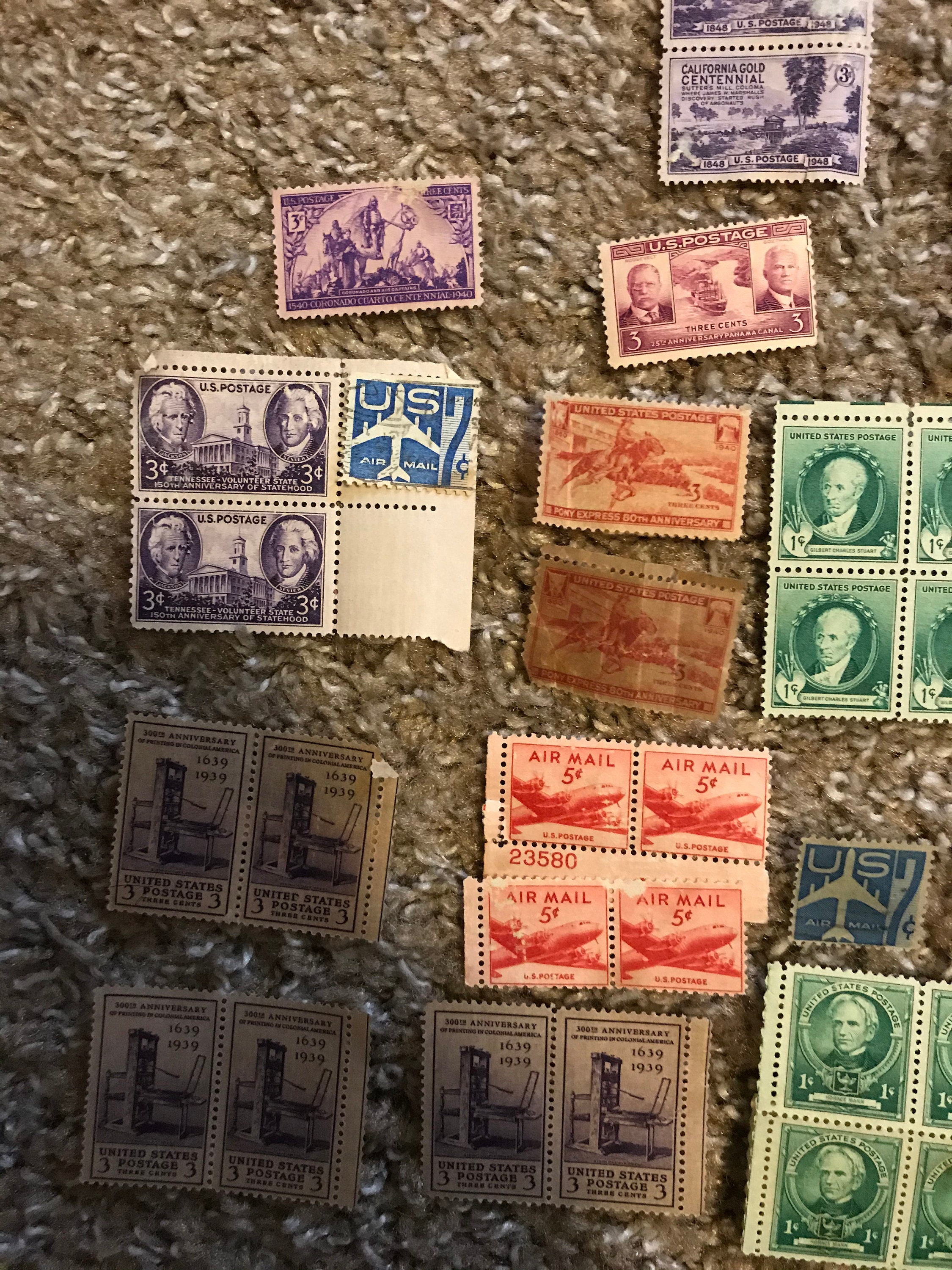 Old Vintage Stamps - Etsy