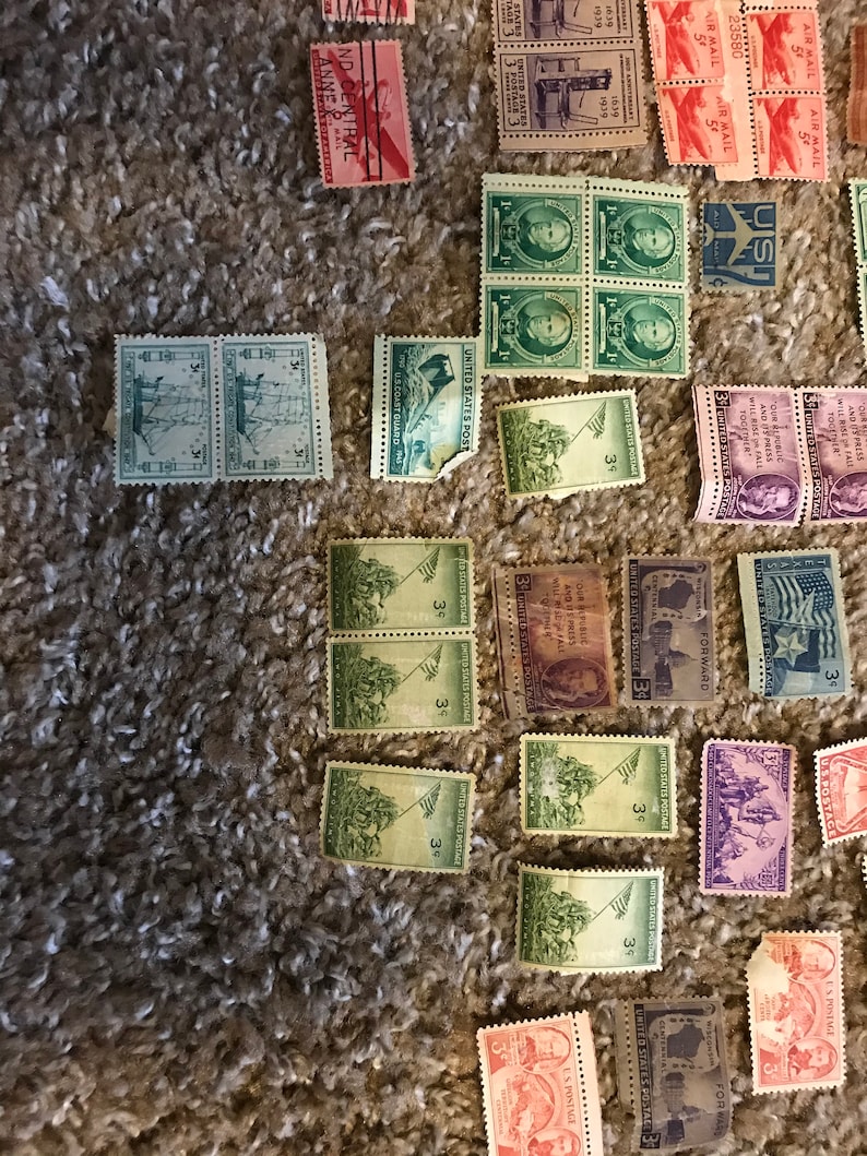 Old Vintage Stamps - Etsy