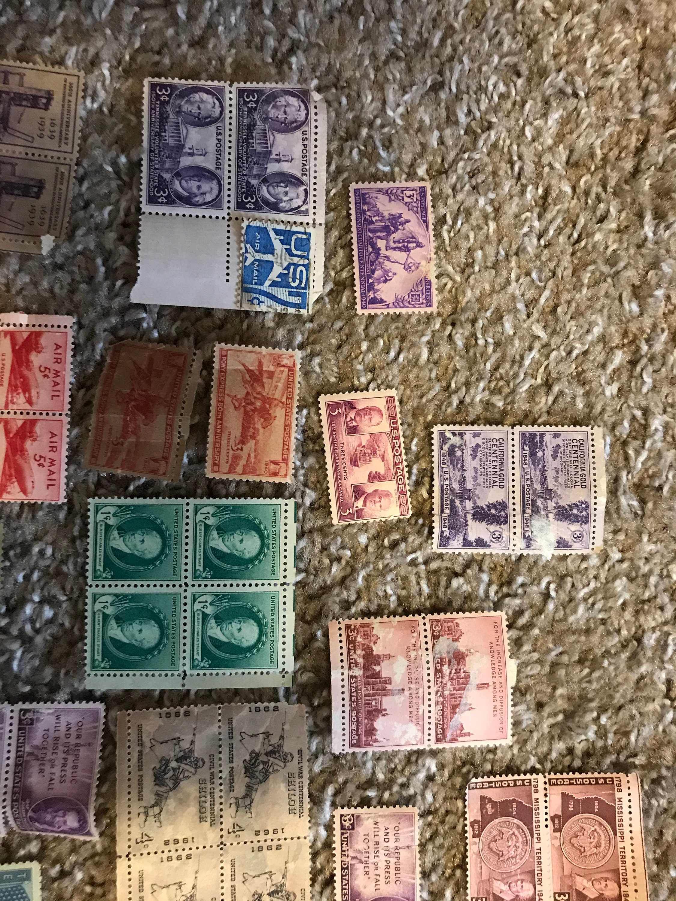 Old Vintage Stamps - Etsy