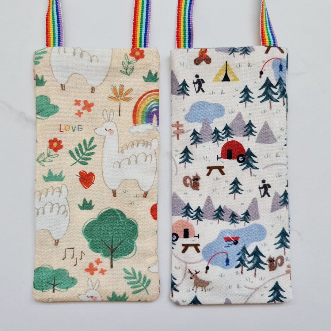 Reversible Hickman Line Pouch [llama Camp] - Etsy