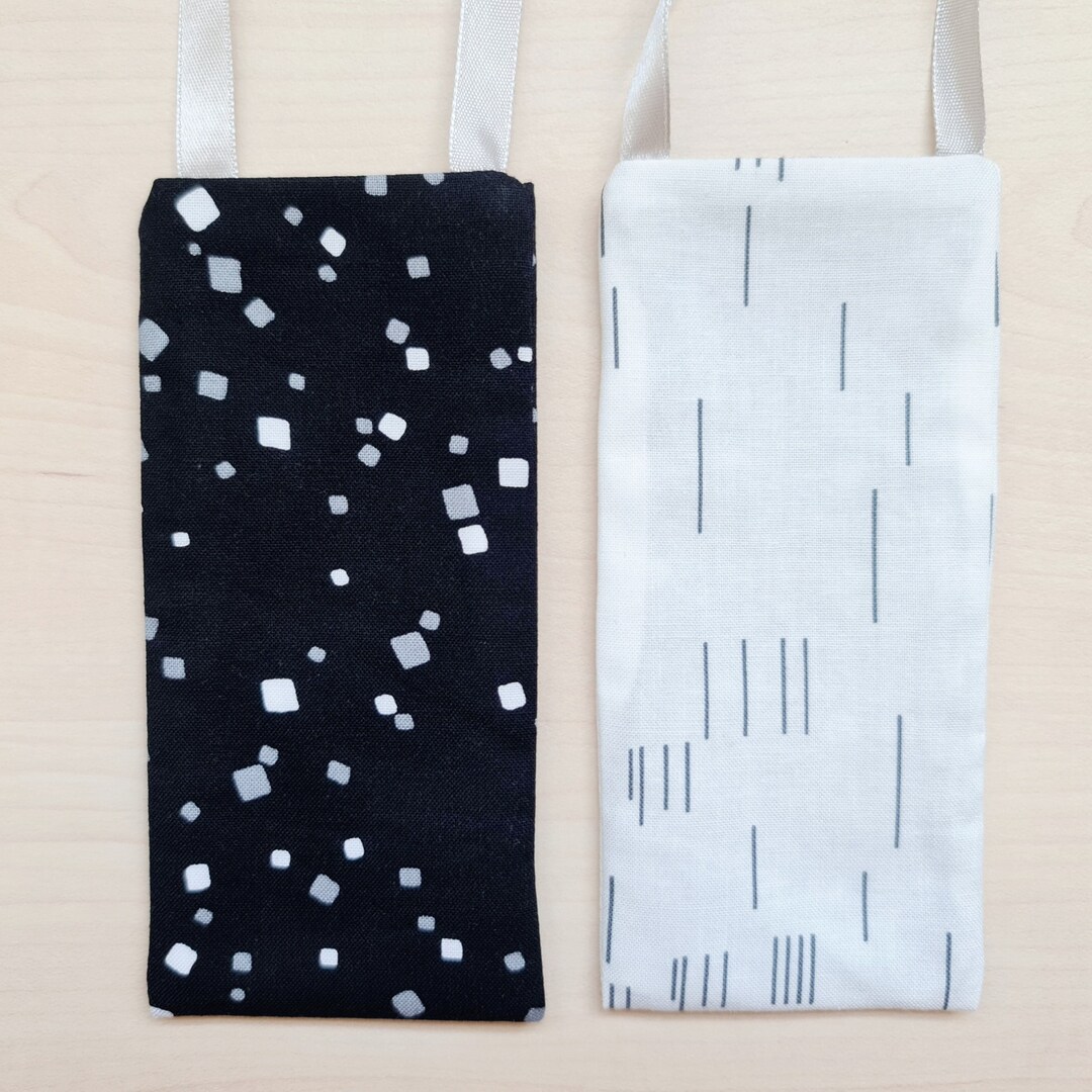Reversible Hickman Line Pouch [black & White] - Etsy