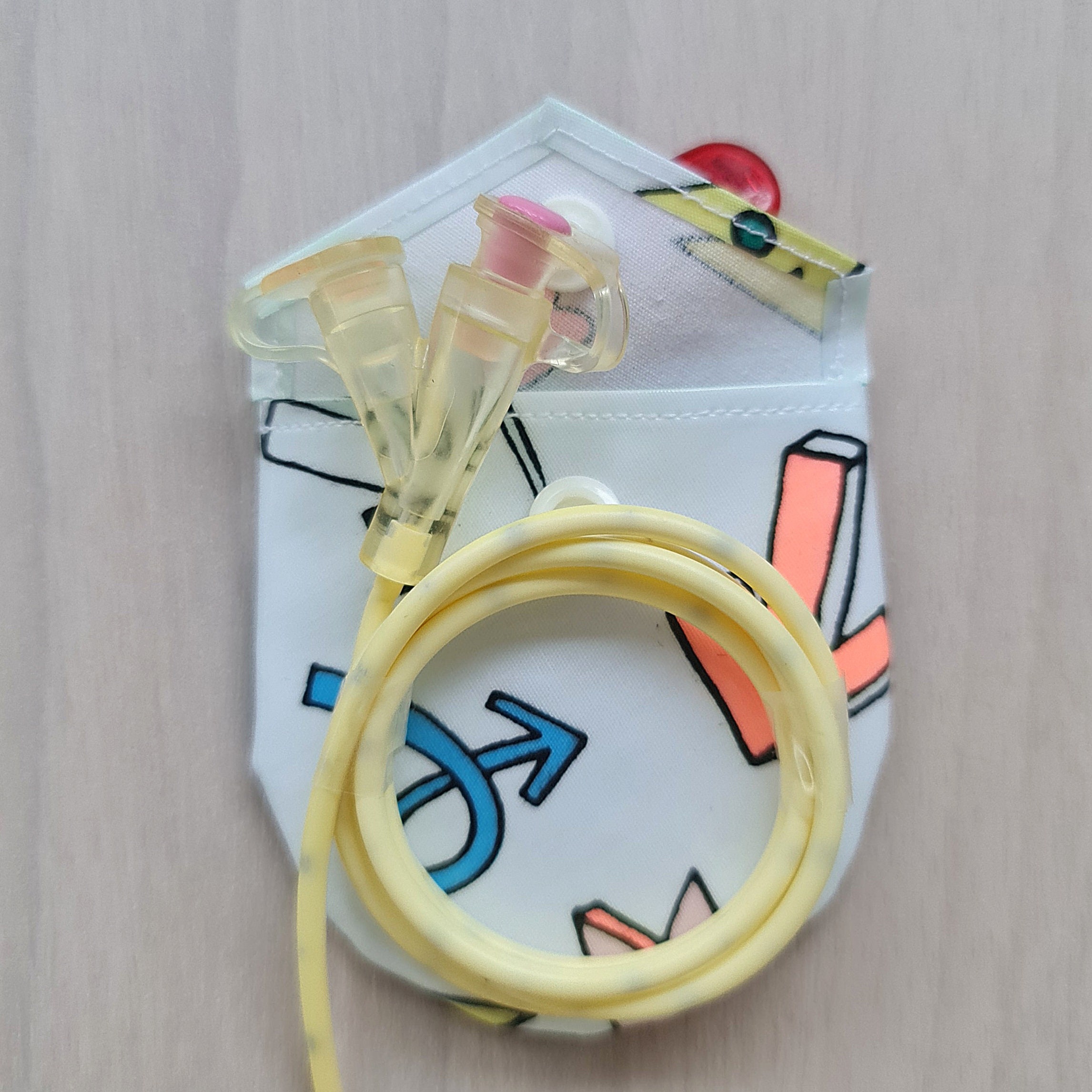 Nasogastric (NG) Tube Pouch [only Way Out is Through] - Etsy