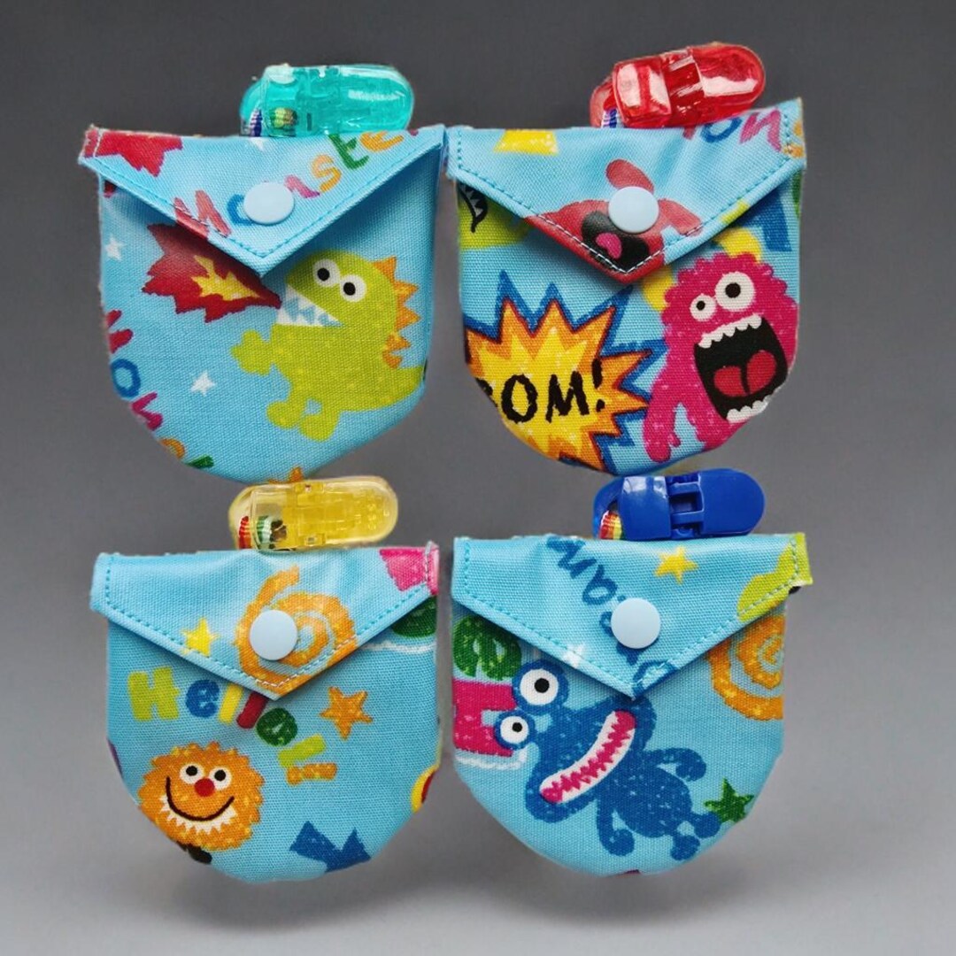 Nasogastric (NG) Tube Pouch [blue Boom Monster] - Etsy