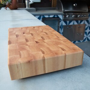 Hickory End Grain Board - Etsy